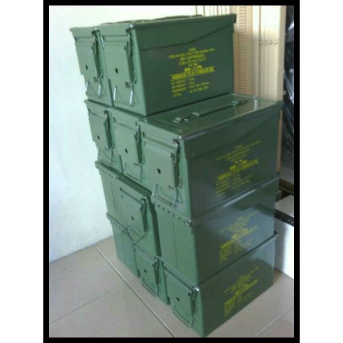 Jual Box Kotak Besi Multifungsi Bekas Peluru Pindad Serbaguna Kode 333 ...