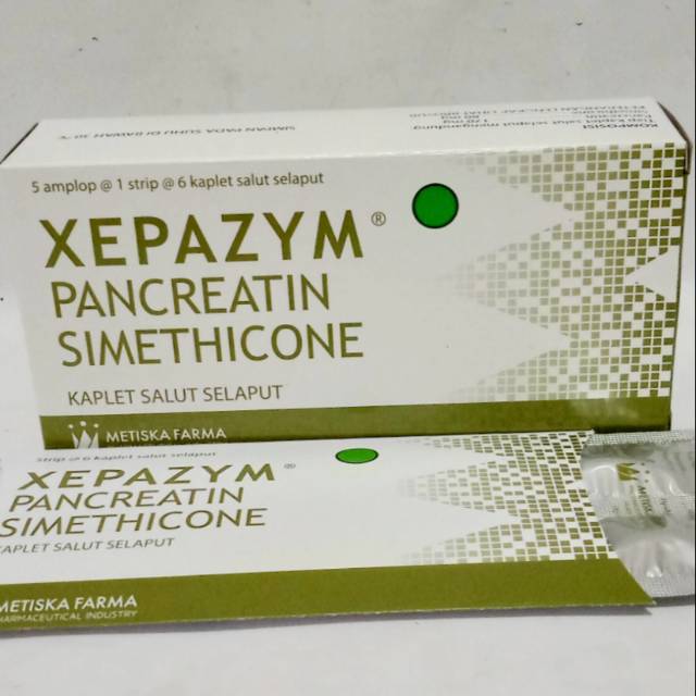 Jual Obat kembung XEPAZYM 1 STRIP isi 6 tab Indonesia|Shopee Indonesia