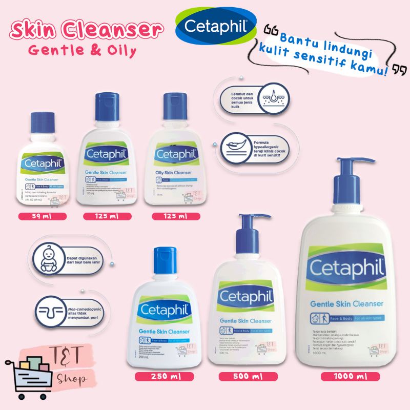Jual CETAPHIL Gentle Skin Cleanser | Oily Skin | Sabun Cuci Muka 125 ml ...