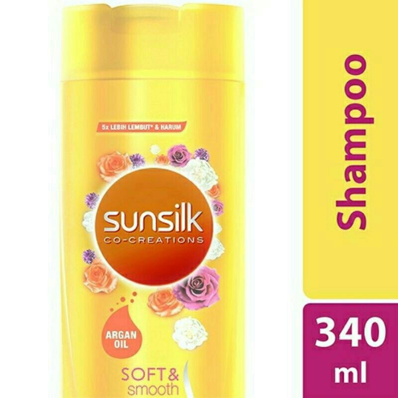 Jual Shampo sunsilk 340ml - Soft & Smooth (Kuning) | Shopee Indonesia