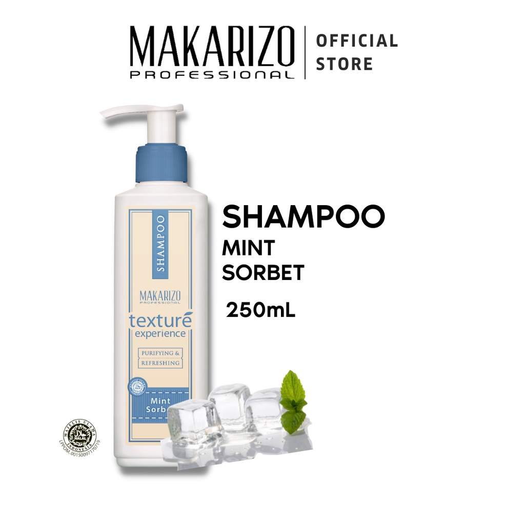 Jual Makarizo Professional Texture Experience Shampoo Mint Sorbet 250 ...