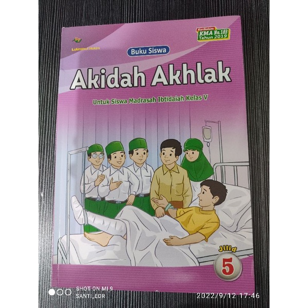Jual Buku Akidah Akhlak untuk Kelas 5 MI | Shopee Indonesia