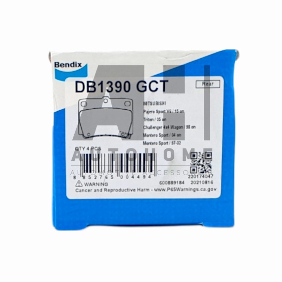 Jual Kampas Rem Belakang Mitsubishi All New Pajero Sport 2016 - BENDIX ...