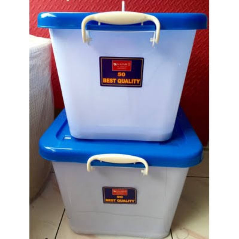 Jual CONTAINER BOX || KOTAK PENYIMPANAN || BOX GAJAH 50 LITER | Shopee ...