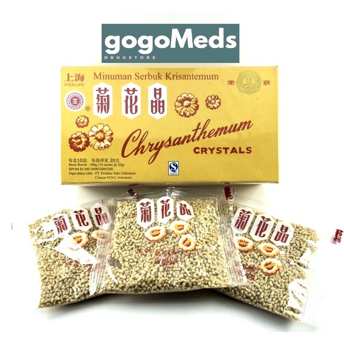 Jual CHRYSANTHENUM CRYSTAL SHEN LIFE CIHUACING ISI 10 SACHET PANAS ...