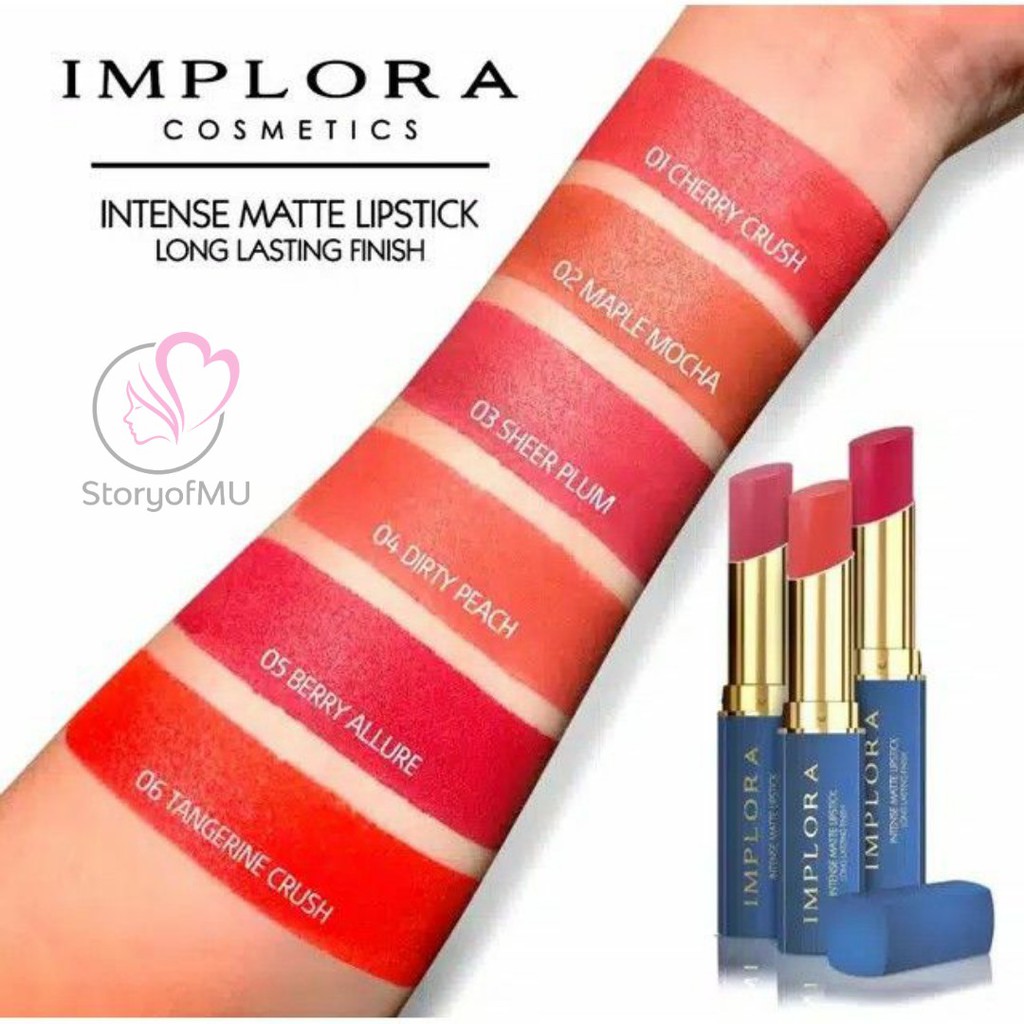 Jual IMPLORA Lip Matte Intense 3.5gr - Lipstick Lipstik Indonesia ...