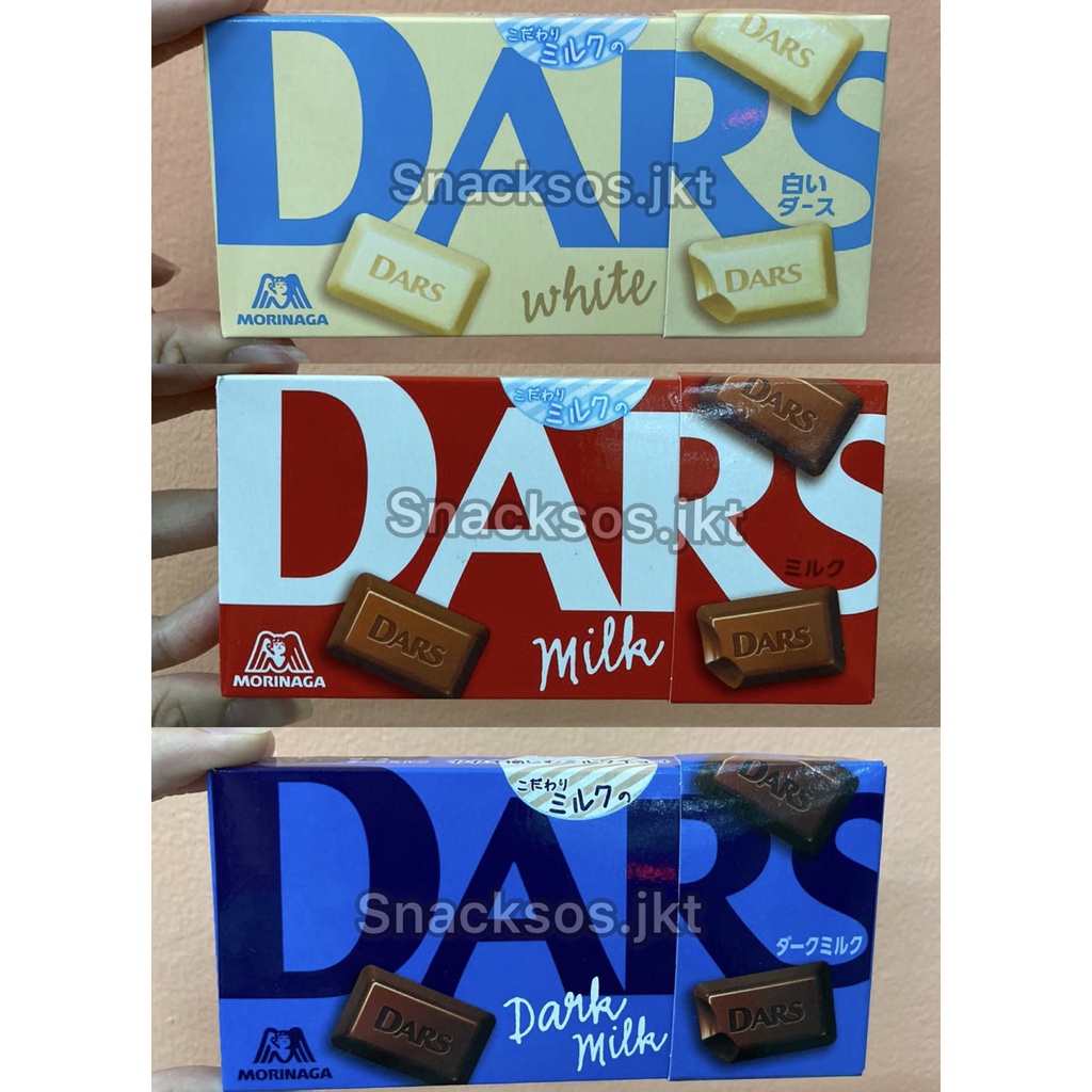 Jual MORINAGA DARS MILK CHOCOLATE / WHITE MILK CHOCOLATE / BITTER DARK ...