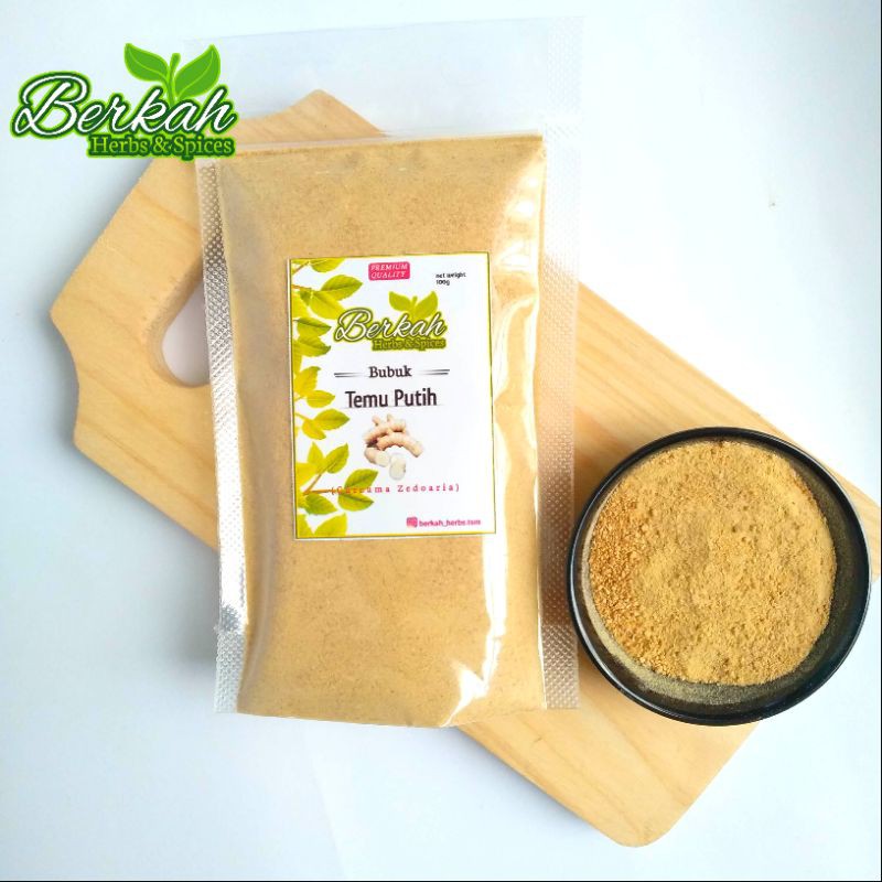 Jual Temu Putih Bubuk Murni (Curcuma Zedoaria 100g) Indonesia|Shopee ...