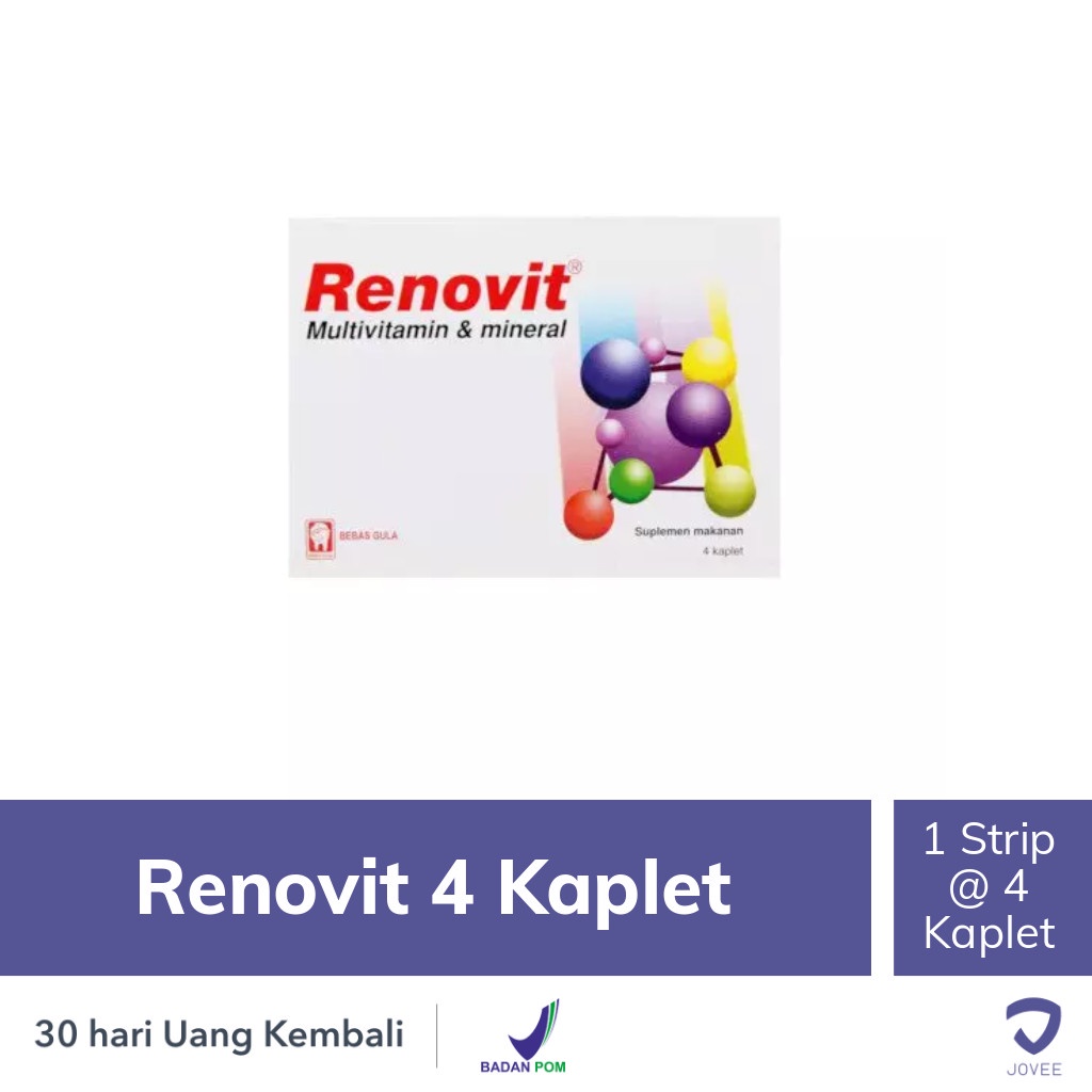 Jual RENOVIT TABLET - 4 STRIP - BUNDLE | Shopee Indonesia