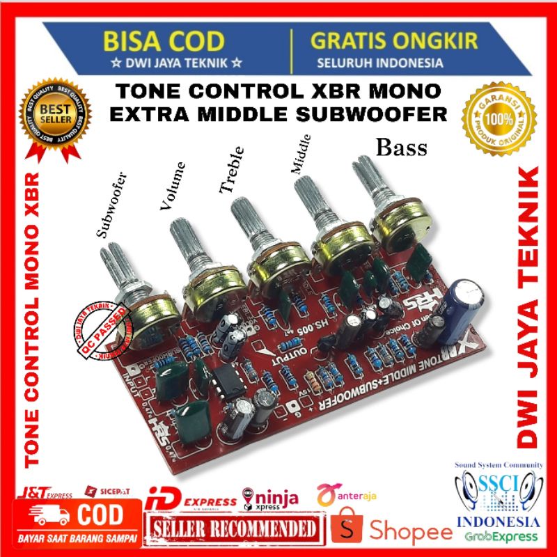 Jual TONE CONTROL XBR MONO EXTRA MIDDLE SUBWOOFER Indonesia|Shopee ...
