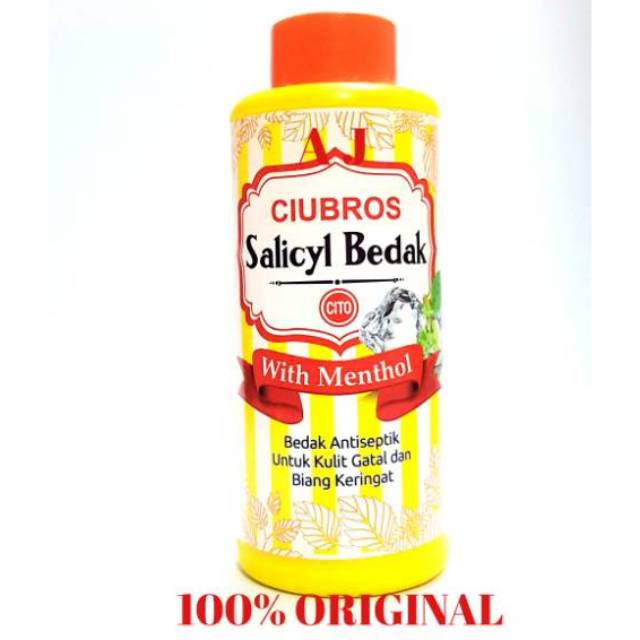 Jual Bedak Salicyl Salisil Original Menthol 50 gram | Shopee Indonesia