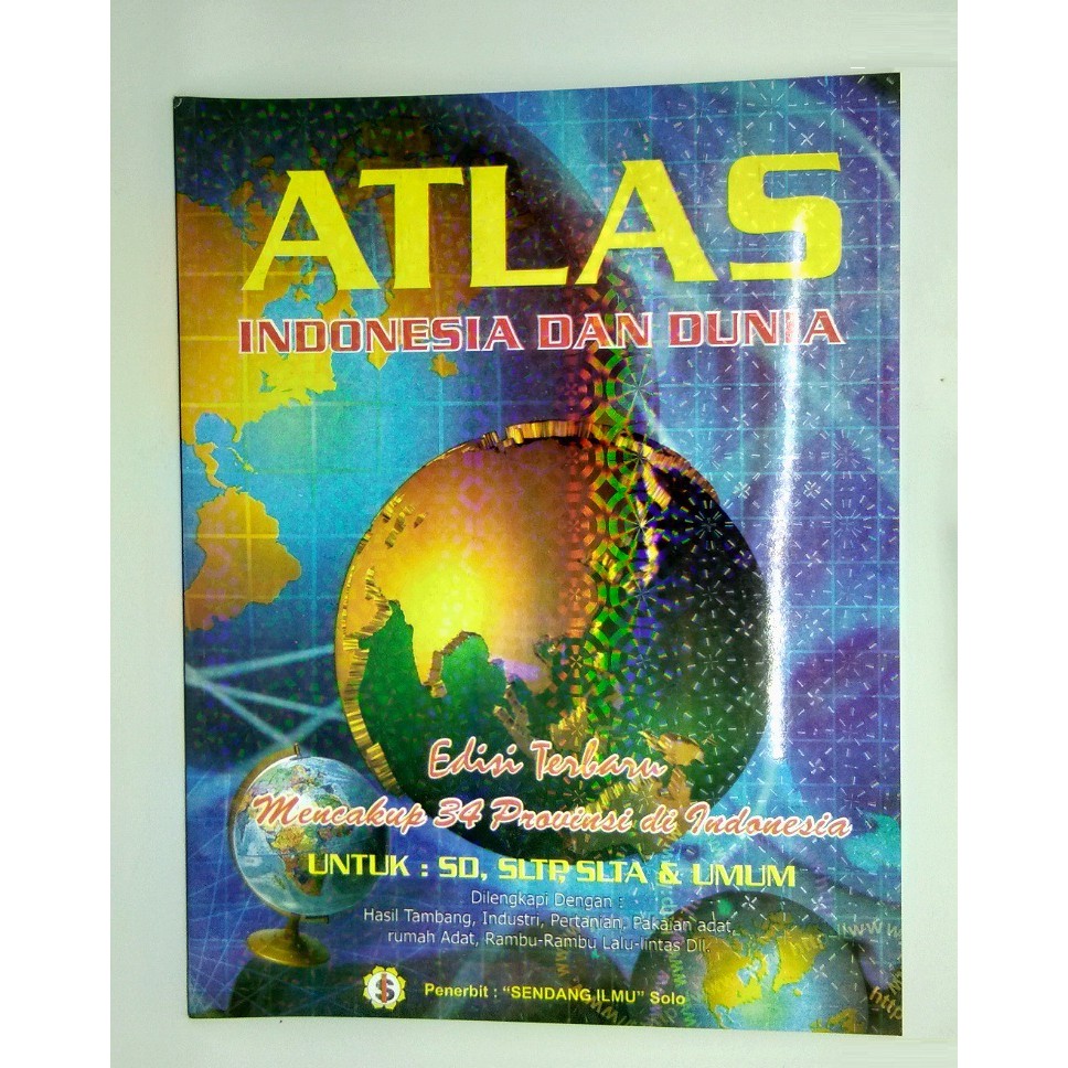 Atlas Peta Indonesia Dan Dunia Versi Besar -Buku Sendang Ilmu SD -SMP ...