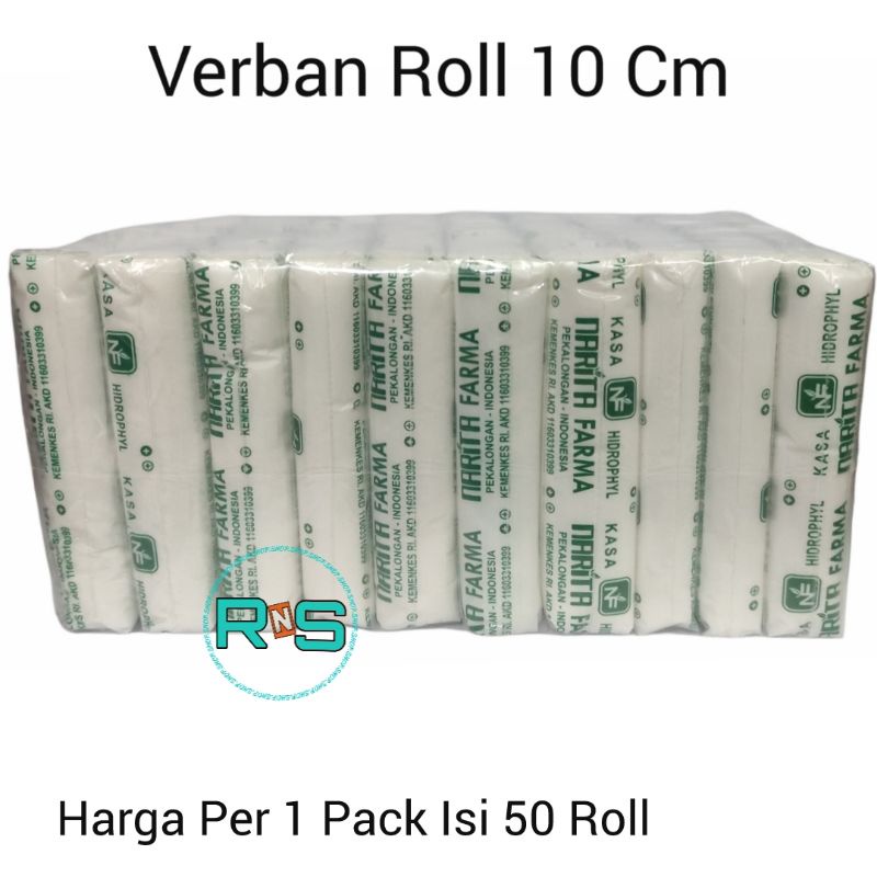Jual Narita perban Roll 10 Cm isi 50 roll verban 10 cm | Shopee Indonesia
