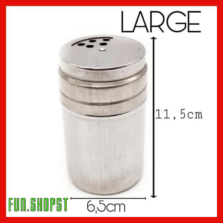 Jual TEMPAT BUMBU GARAM LADA MERICA SALT PEPPER BUBUK STAINLESS TBM ...