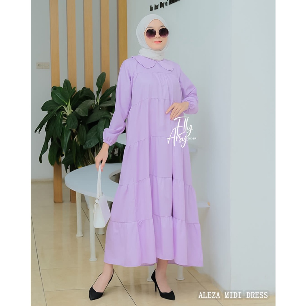 Jual ALEZA DRESS ORIGINAL ELLY ARSY | Shopee Indonesia