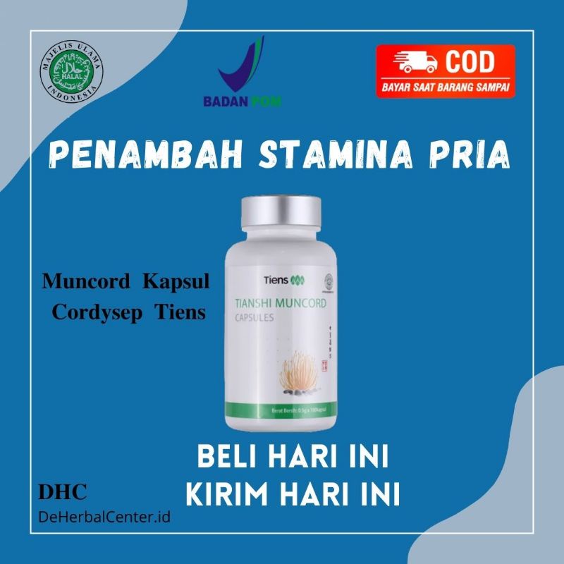 Jual Obat Kuat dan Penambah Stamina Pria Tiens Muncord Kapsul Original | Bisa COD | Shopee Indonesia