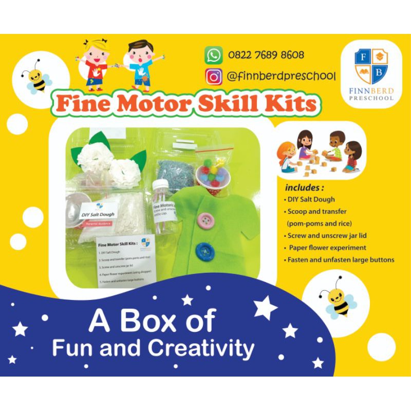 Jual Fine Motor Skill Kits - Sensory Play Box Indonesia|Shopee Indonesia