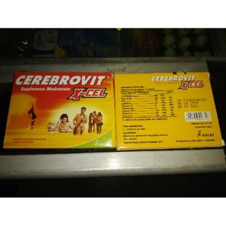 Jual CEREBROVIT XCEL CEREBROVIT EXCEL PER STRIP ISI 10 BIJI VITAMIN ...