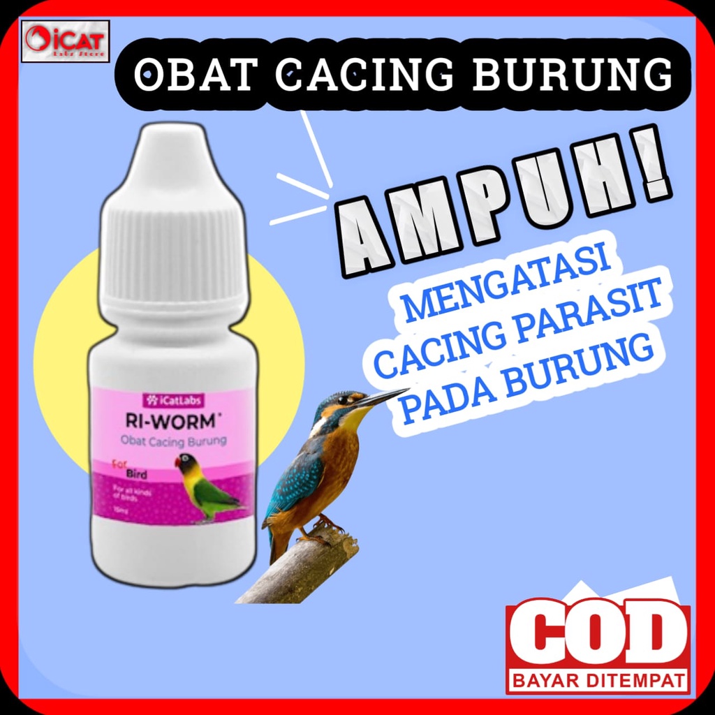 Jual OBAT CACING BURUNG RI WORM VITAMIN BURUNG PAKAN BURUNG LOVEBIRD ...