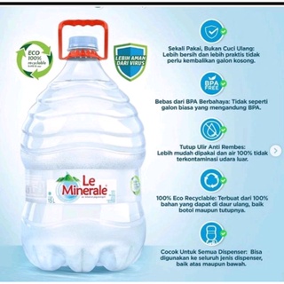 Jual LEE MINERAL GALON 15 LITER | Shopee Indonesia