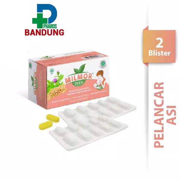 Jual Milmor Plus 2 Blister @ 10 Kaplet Pelancar ASI Halal | Shopee ...