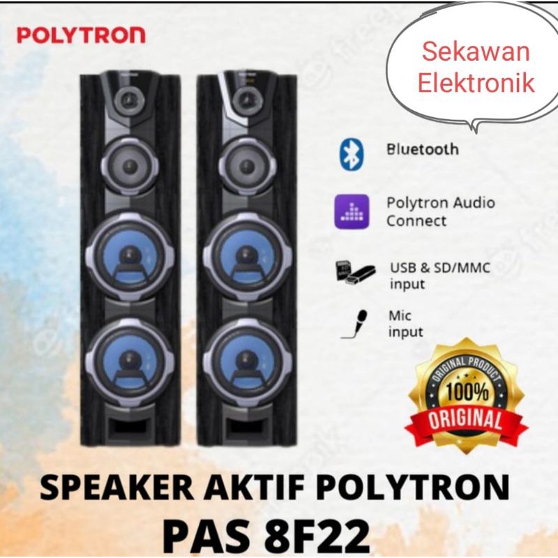 Jual SPEAKER AKTIF POLYTRON PAS 8E22 /PAS 8F22 / Pas 8EF22 / PAS 8BF22 ...