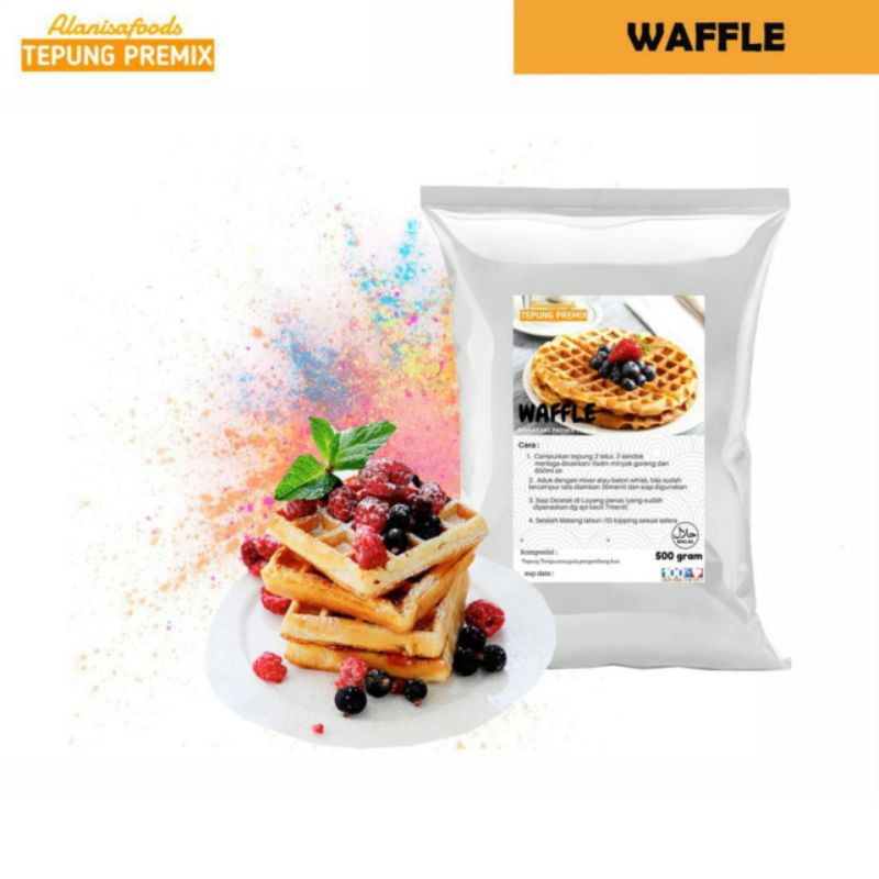 Jual Tepung Premix Waffle Original 500gr | Shopee Indonesia