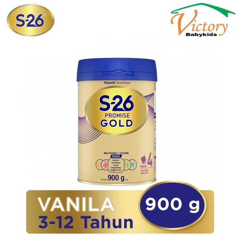Jual S-26 Promise Gold 4 Vanila 900gr Susu Pertumbuhan Tahap 4 (3-12 ...