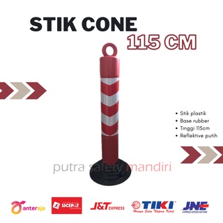 Jual STICK CONE BOLLARD DELINEATOR SCOTLIGHT PLASTIK TIANG PENGHALANG ...