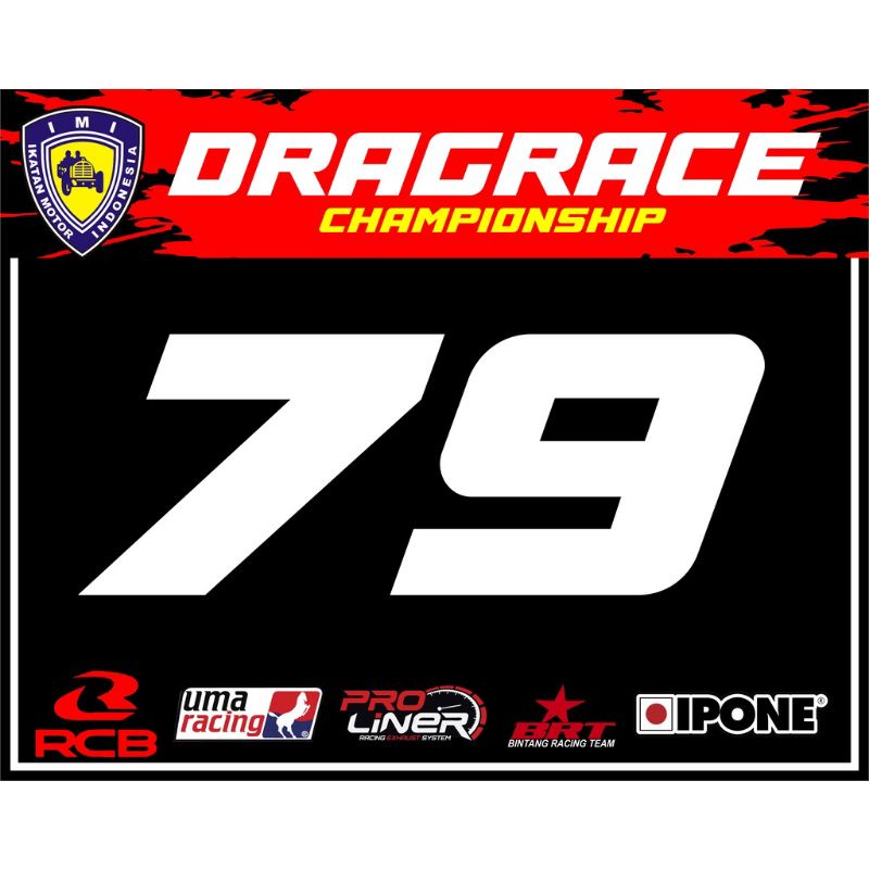 Jual STIKER NO STAR DRAG RACE NO CUSTOM ANTI AIR DAN MATAHARI & ANTI ...