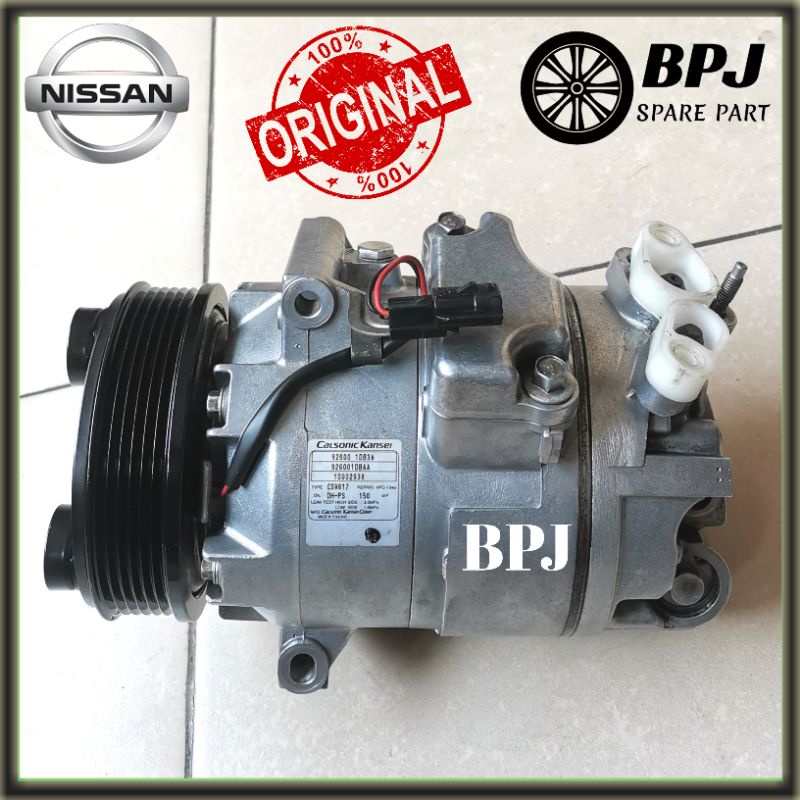 Jual Compressor Compresor Kompresor AC All New Xtrail X Trail T31 2000cc 2.0 Calsonic Kaki 3 K3 ...