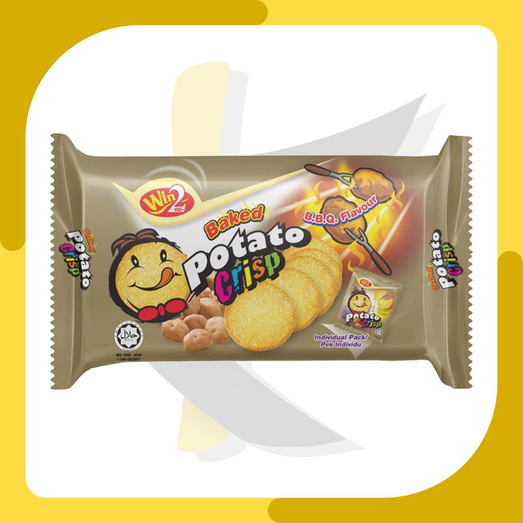 Jual Snack Import Malaysia | WIN2 / Win Win Baked Potato Crisps BBQ ...