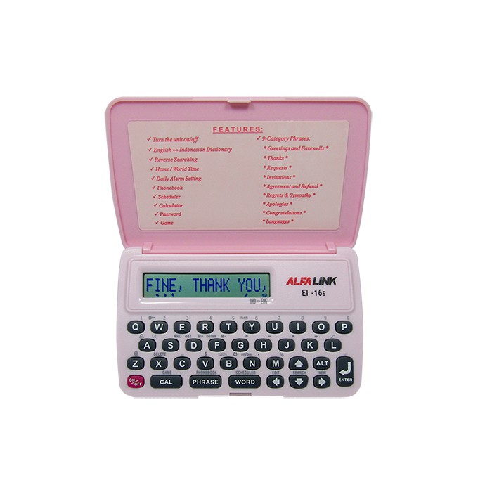 Jual Alfalink Electronic Dictionary EI 16S Indonesia|Shopee Indonesia