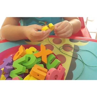 Jual Meronce spons huruf / paket meronce/ mainan edukasi / sensory play ...