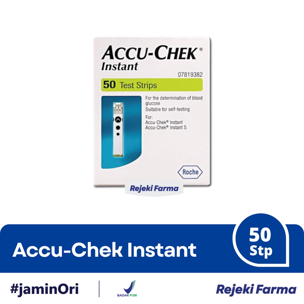 Jual Strip Accu-Check Instant 50 pcs - Test Cek Kadar gula AccuCheck ...