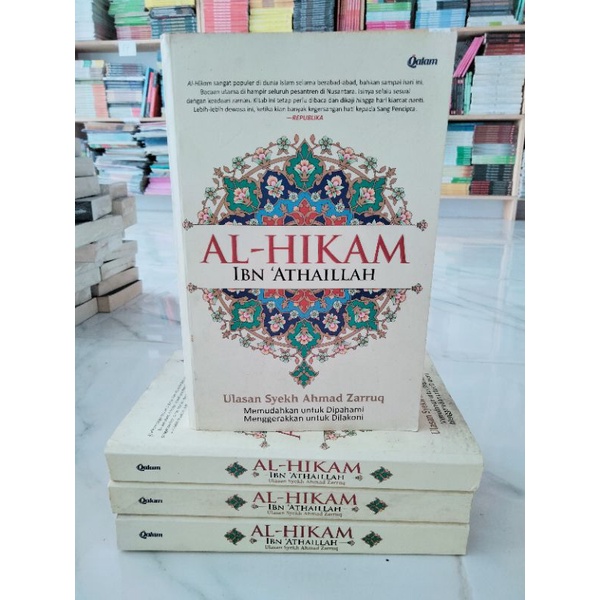 Jual BUKU AL-HIKAM IBN ATHAILLAH | Ulasan Syekh Ahmad Zarruq | Shopee ...