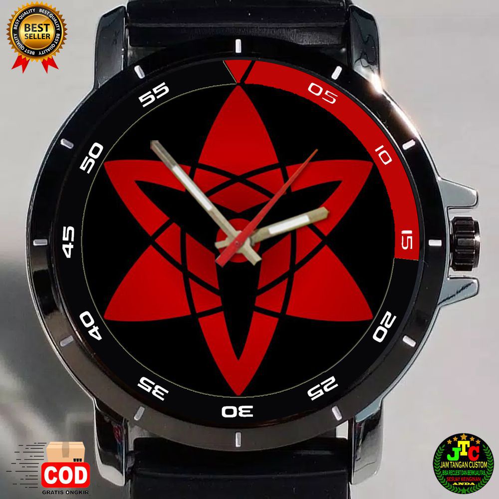 Jual Mata Uciha Sharingan Anime Naruto Jam Tangan Pria Uciha Saringgan ...
