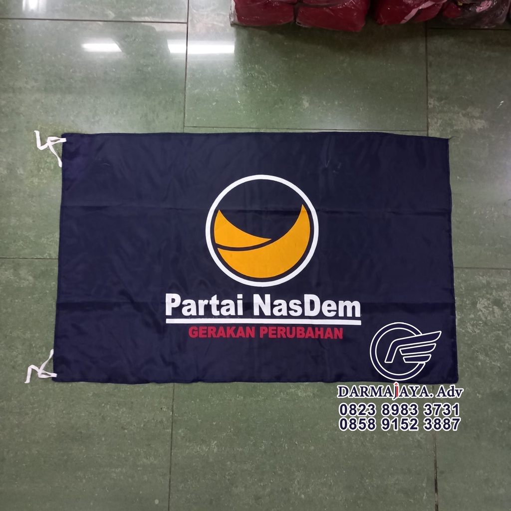 Jual bendera partai NASDEM ukuran 60x90 cm | Shopee Indonesia