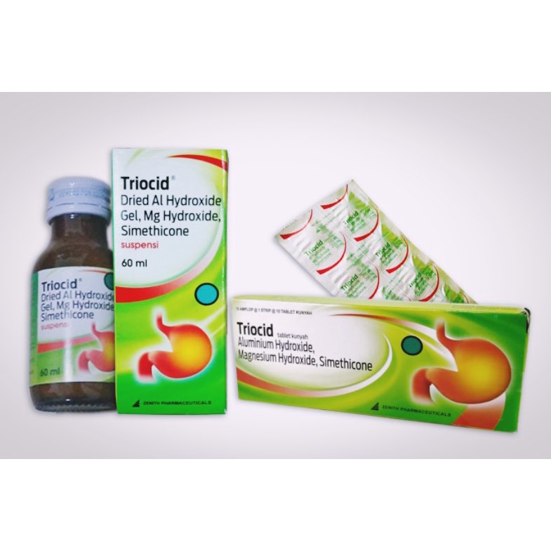 Jual TRIOCID (Pereda Asam Lambung / maag) | Shopee Indonesia