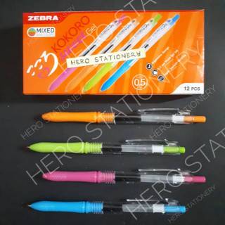 Jual Pena gel ballpoint pen zebra kokoro sweet gel 0.5 mm . 12 unit ...