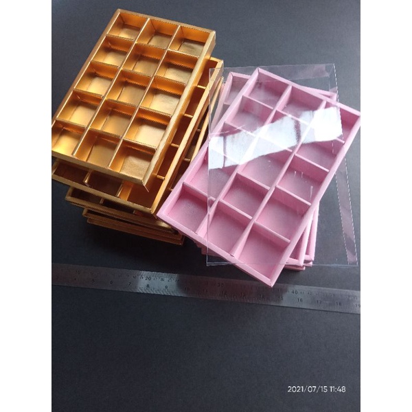 Jual box sekat 15 (4 cm persekat dan tinggi 2 cm) | Shopee Indonesia
