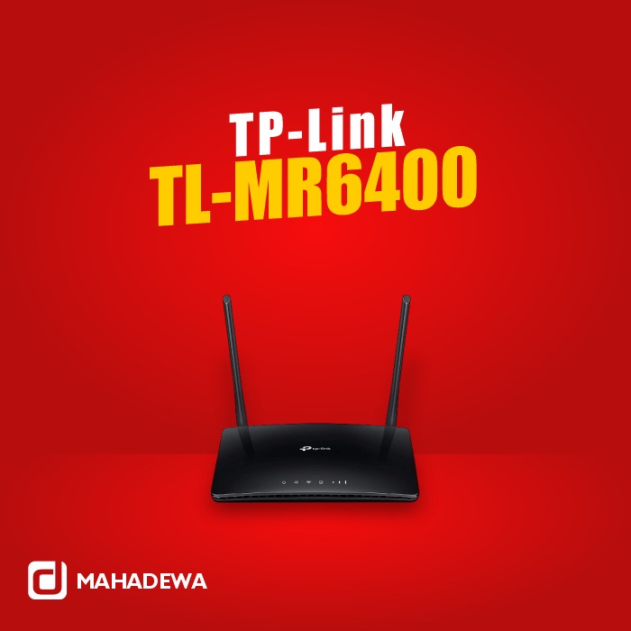 Jual TP-Link 300 Mbps Wireless N 4G LTE Router (TL-MR6400) | Shopee ...