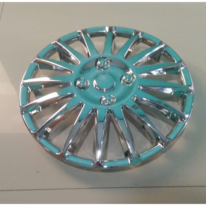 Jual (TERBARU) Cover Velg Ring 14inch Universal Chrome Indonesia|Shopee ...