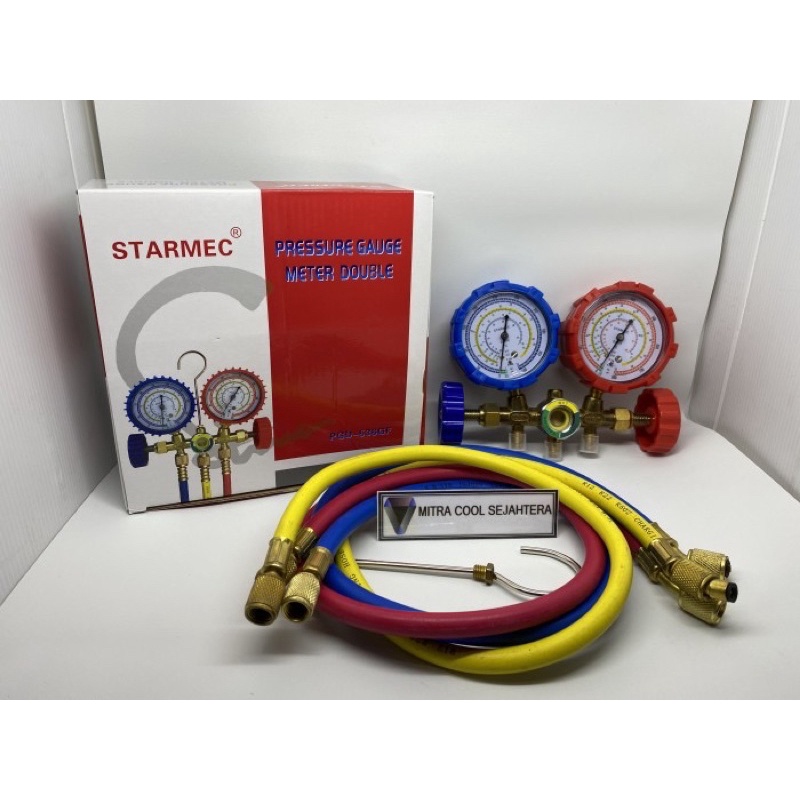 Jual Double Manifold R410 R32 R22 R134a | Shopee Indonesia