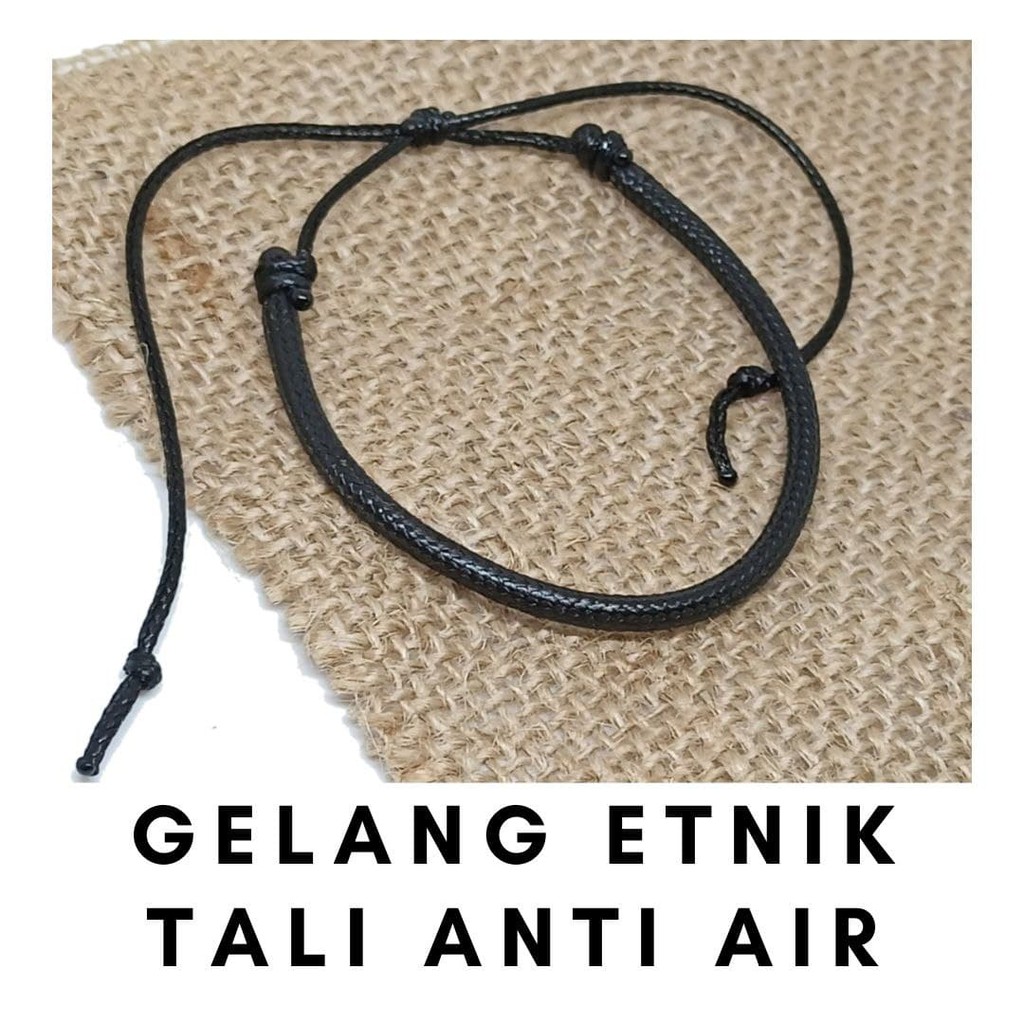 Jual BLACK ETHNIC BRACELET / GELANG ETNIK HITAM / GELANG VINTAGE TALI ...