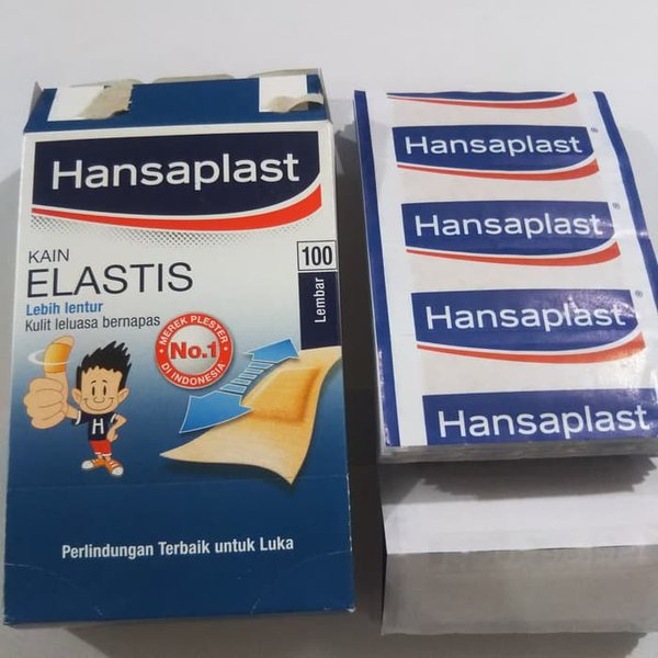 Jual HANSAPLAST PLESTER PENUTUP LUKA ISI 100 PCS | Shopee Indonesia