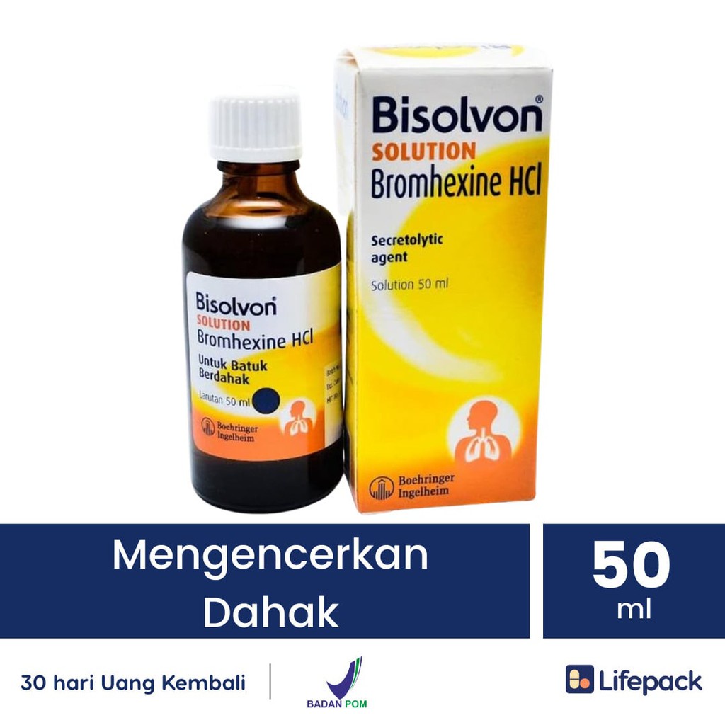 Jual BISOLVON SOLUTION 50 Ml - Obat Batuk Anak - LIFEPACK Indonesia ...