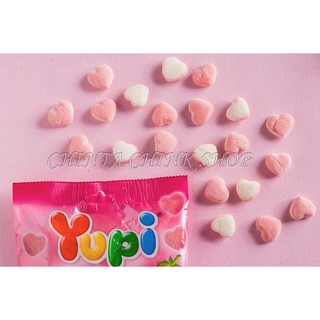 Jual Permen Yupi Strawberry Kiss Bag Isi 50pcs x 120g Indonesia|Shopee ...