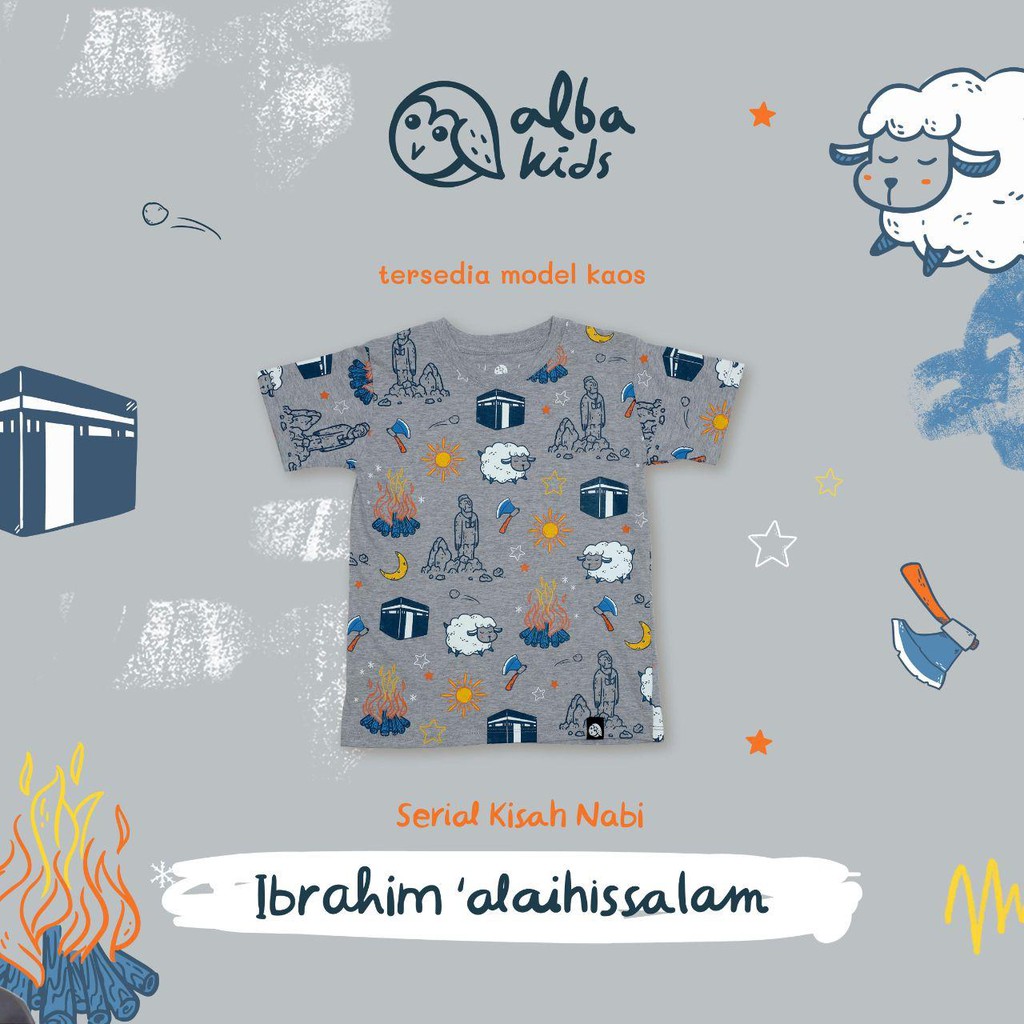 Jual Kaos Anak Muslim by Alba Kids - Kisah Nabi Ibrahim | Shopee Indonesia Jual Kaos Anak Muslim by Alba Kids - Kisah Nabi Ibrahim | Shopee Indonesia