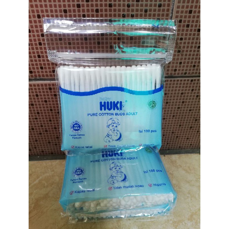 Jual HUKI COTTON BUDS ADULT 100pcs | Shopee Indonesia